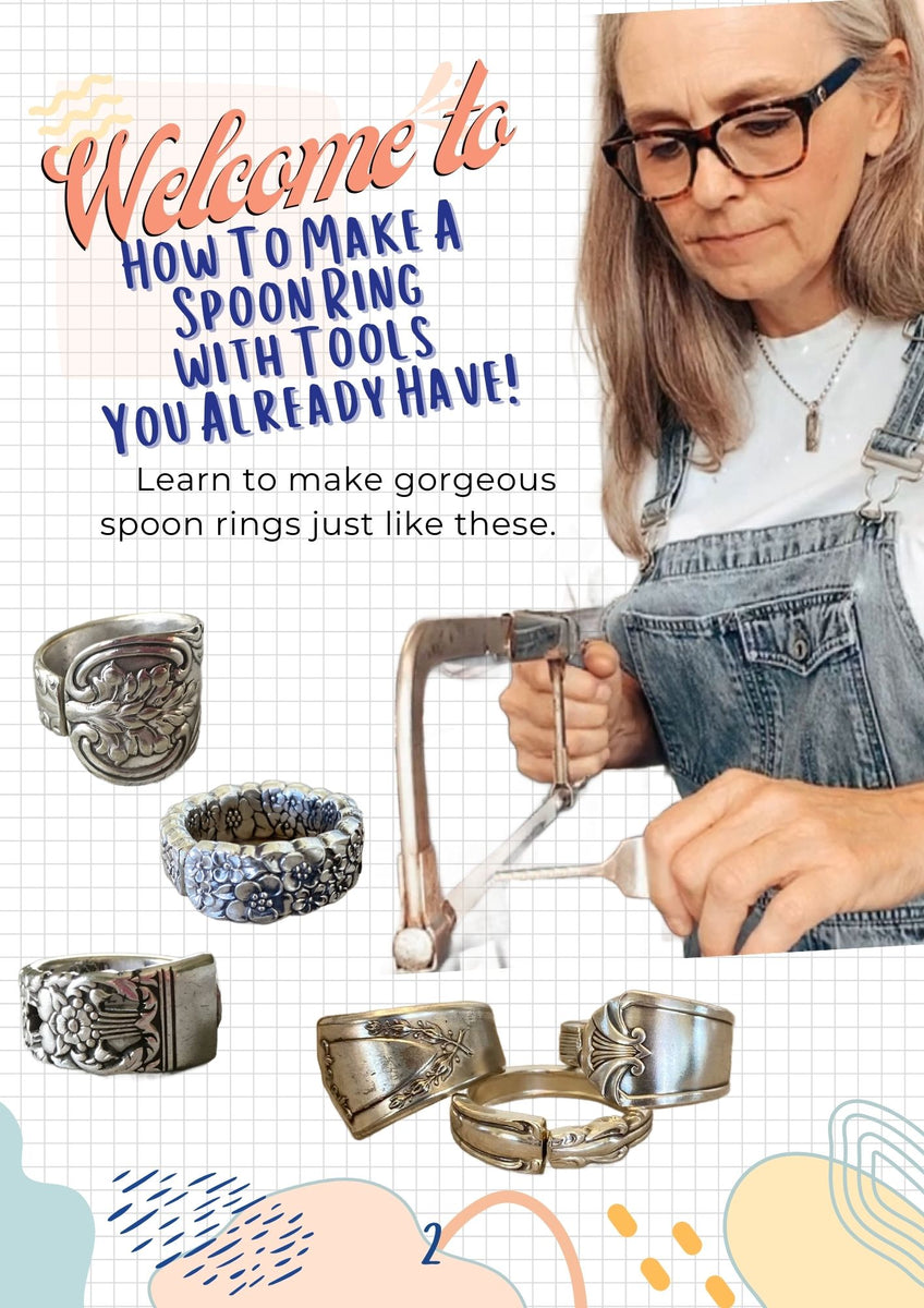 PDF | Make A Spoon Ring Guide | How To Make A Spoon Ring With Tools Yo ...