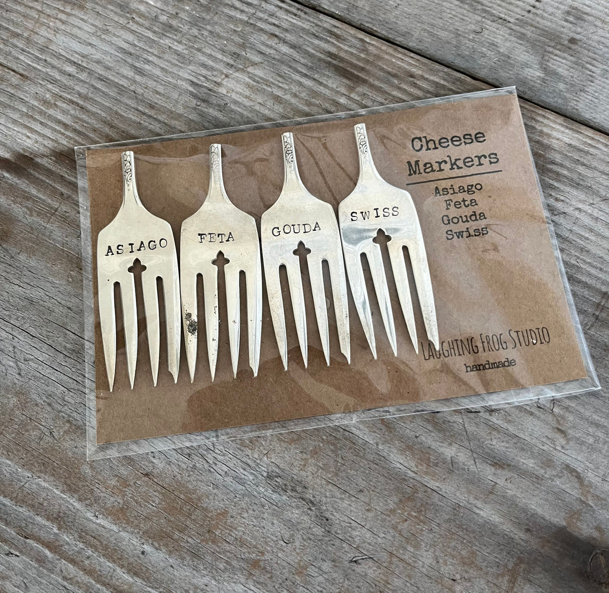 Fork Cheese Markers - Set of 4 - #5298 – Laughing Frog Studio