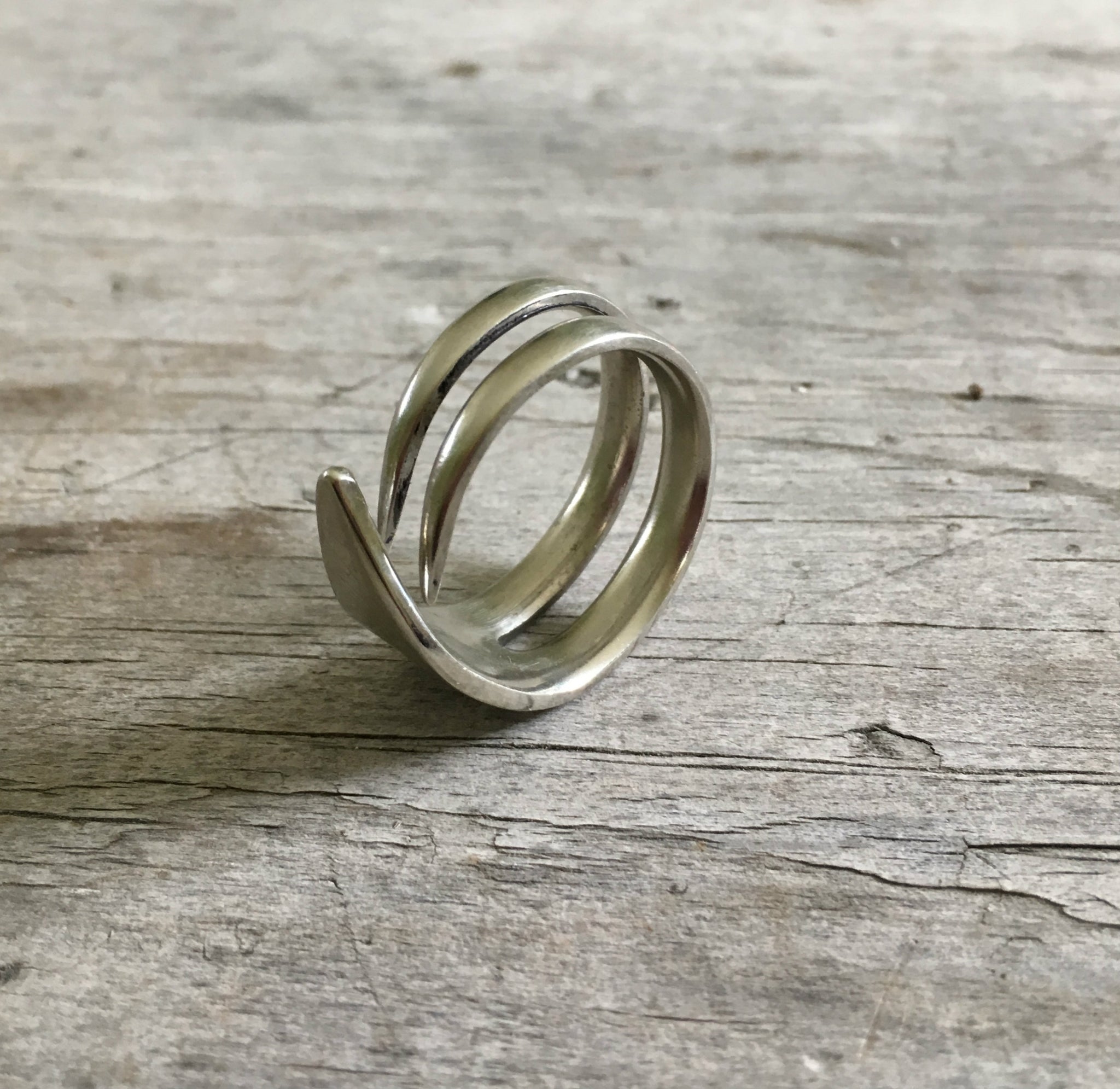 Fork Tine Ring - Double - #4067 – Laughing Frog Studio